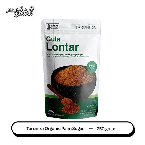Tarunira Organic Palmyra Sugar 250gr - Gula Lontar | Natural Sweetener ...