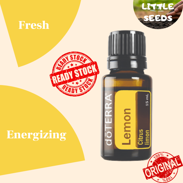 doTERRA Lemon Essential Oil 15ml Aroma Diffuser Aromatherapy 柠檬精油 | Lazada