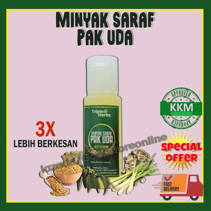 Minyak Saraf Pak Uda LULUS KKM Minyak Saraf Pak Uda Sakit Lutut Dan ...