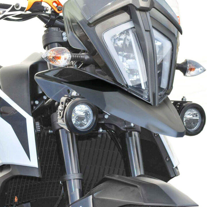 Black Motorcycle Front Wheel Upper Fender Mudguard Beak Lip Nose Cone ...