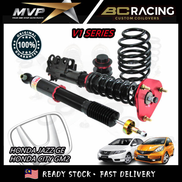 Original BC Racing V1 Honda City GM2 / Honda Jazz GE '07-13 Adjustable ...