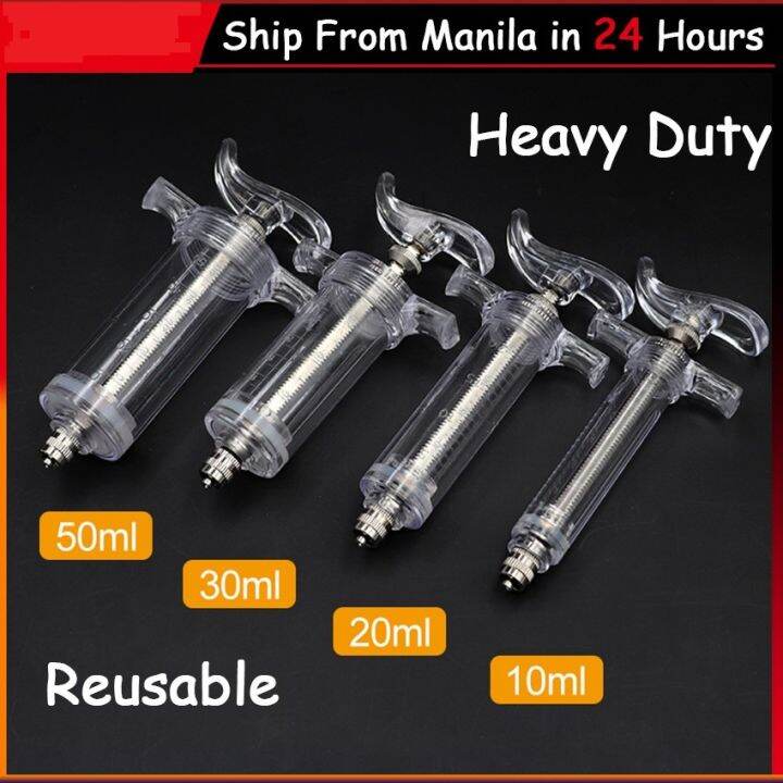 10ml/20ml/50ml Bird Feeding Syringe Fiber Glass Syringe Farm Animal ...