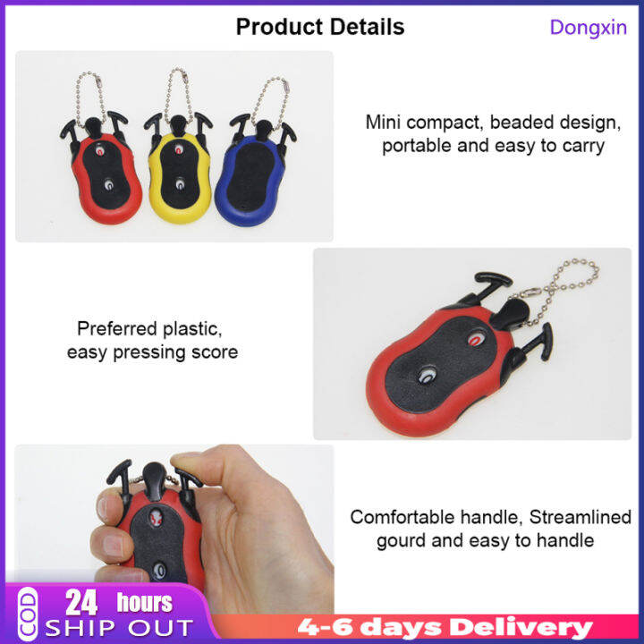 Portable Mini Golf Stroke Score Counter With Keychain Double Dial ...