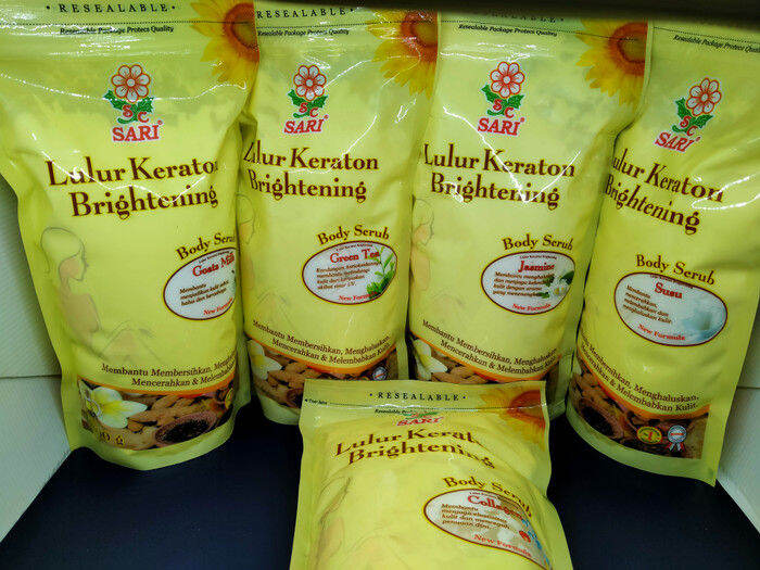 [ PRODUK SARI COSMETICS ] Lulur Mandi / Lulur Keraton Brightening ...