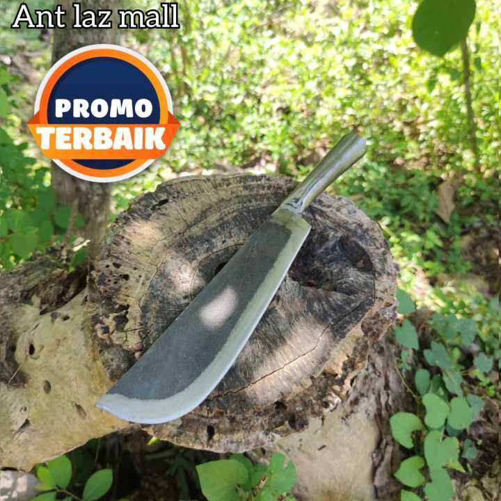 Golok Baja Gagang Besi Kuat - Golok Belah Bambu Pohon Anti Gompal ...