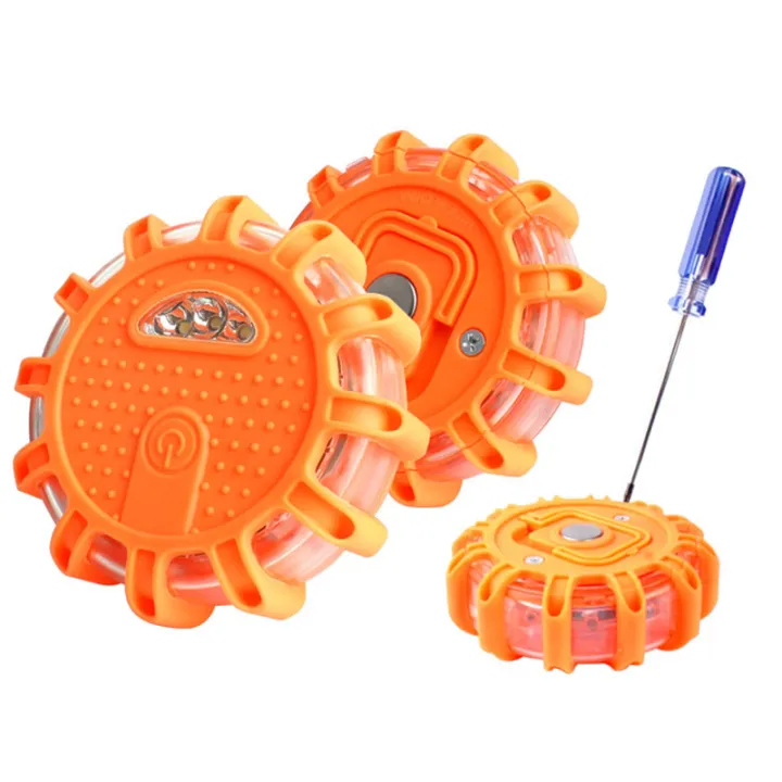 LED Magnetic Emergency Roadside Safety Light Flashlight Warning Night ...