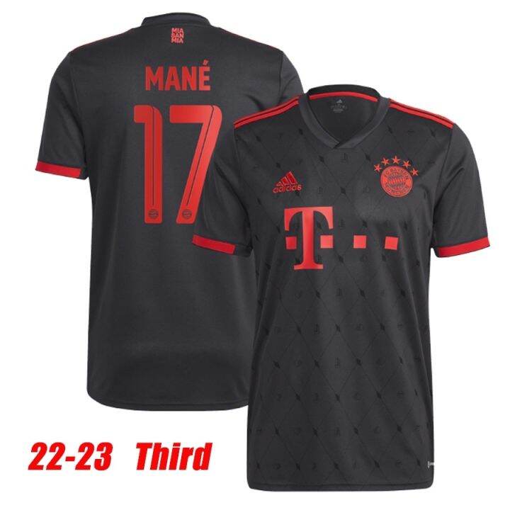 Ready Stock Bayern Munchen third soccer jersey 22 23 MANE DE LIGT SANE ...