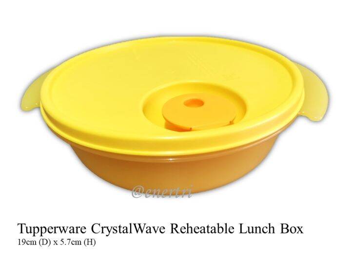 Tupperware CrystalWave Microwavable Lunch Box | Lazada