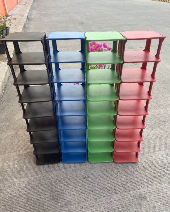 FAMILIFE Multi-layer Narrow Shoe Shelf Storage Organizer Sturdy Space ...