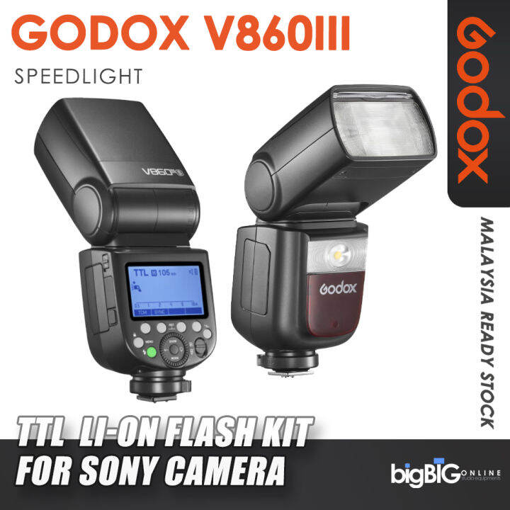 Godox V860III TTL speedlight Li-Ion Flash Kit Nikon & Sony Cameras with ...