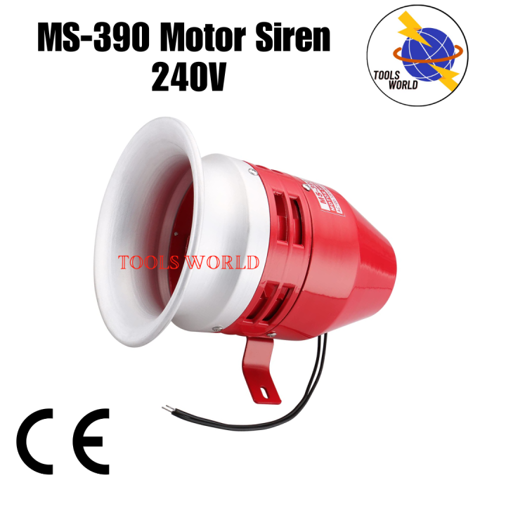MS-390 Motor Siren Alarm - AC 240V | Lazada