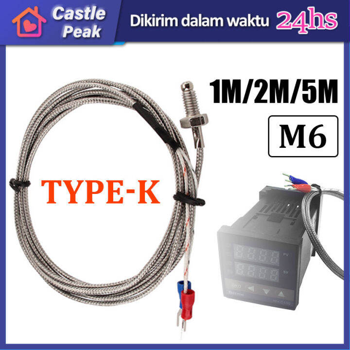 1/2/5 Meter Thermocouple Termokopel Type K Drat Module High Temperature ...