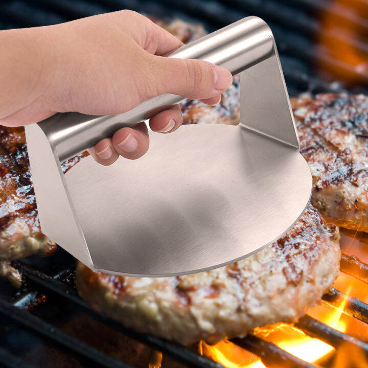 Smash Burger Press，5.51in Stainless Steel Cookie Presses，Burger Press ...