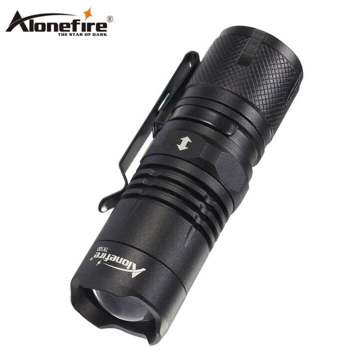 Alonefire TK100 XML-T6 LED มินิแบบพกพา3โหมดซูมไฟฉายกลางแจ้งแม่เหล็ก Bright Light Helmet ไฟฉาย ...