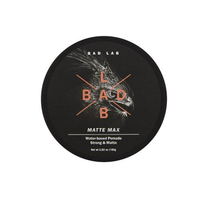 Bad Lab Water-Based Pomade, Strong and Matte 80G | Lazada