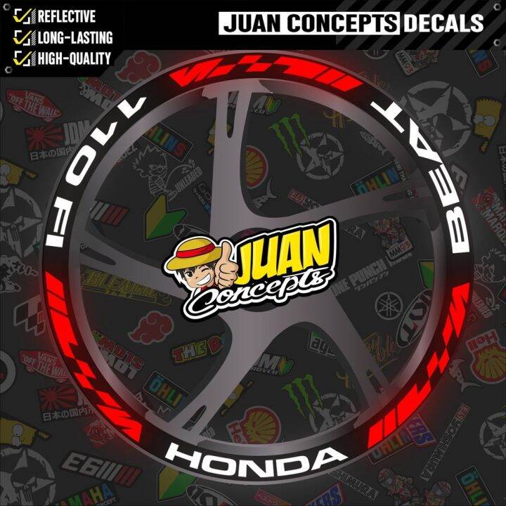 Honda Beat FI Reflectorized Mags Sticker 1 | Lazada PH