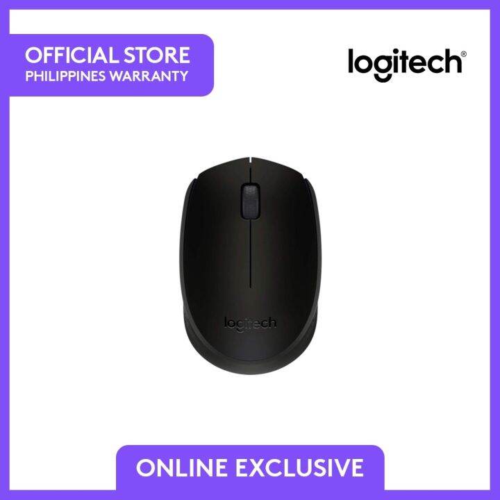 [ONLINE EXCLUSIVE] Logitech B170 Wireless Mouse 2.4 GHz with USB Nano ...