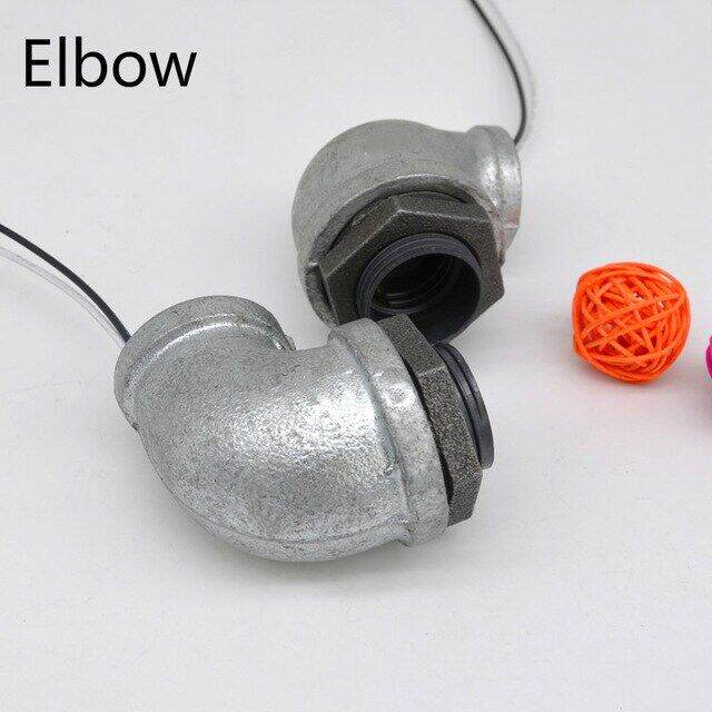 ที่ยึดโคมไฟพลาสติกชุบสังกะสีหลอดไฟขั้วสกรูเบ้า Dn20 Dn15 Dn25 Industrial Loft ย้อนยุคสุด ...