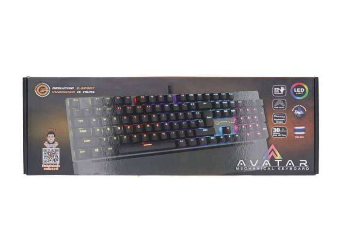 คีย์บอร์ดมีไฟ คีย์บอร์ดเกมส์มิ่ง Neolution E-Sport Gaming Keyboard ...