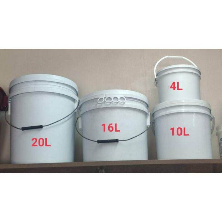 【COS】 industrial pail 20L, 16L 10L 4L | Lazada PH