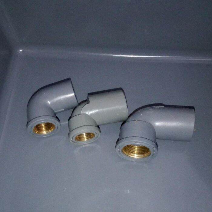 Knee ,knie,elbow pvc drat dalam kuningan | Lazada Indonesia