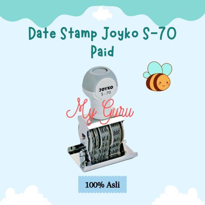 [PCS] STEMPEL TANGGAL / DATE STAMP JOYKO S-70 PAID | Lazada Indonesia