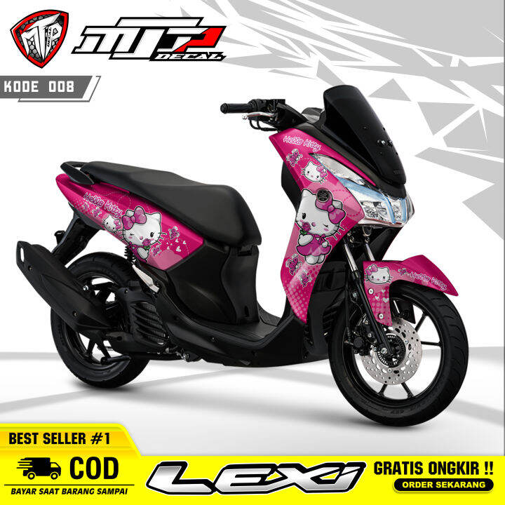 (TERLARIS) Decal Sticker Lexi Full Body-Dekal Stiker Variasi lis Motor ...