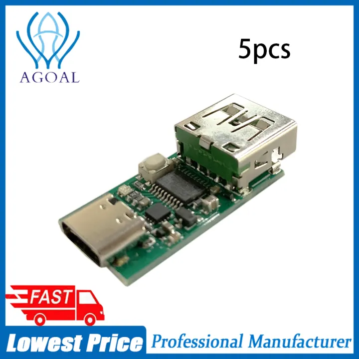 【Agoal】 USB Connector Type ZY12PDN PD DC Decoy Detection Type-C PD2.0 3 ...