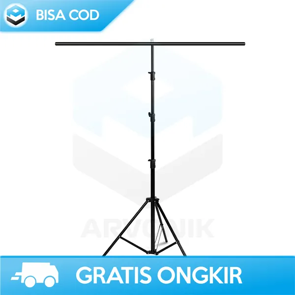 STAND TIANG BACKDROP BACKGROUND PHOTOGRAPHY T-SHAPE TAFFSTUDIO KOKOH ...