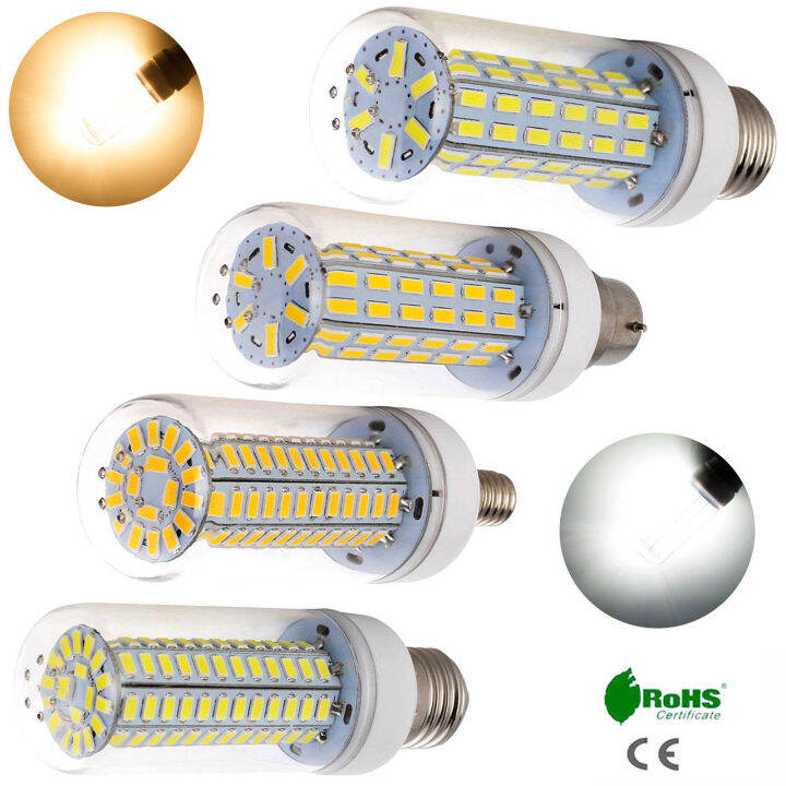 ERANPO LED Corn Bulb E26 E27 B22 E14 35W 40W 5730 7030 SMD Light Lamp 220V 240V 100W Halogen ...