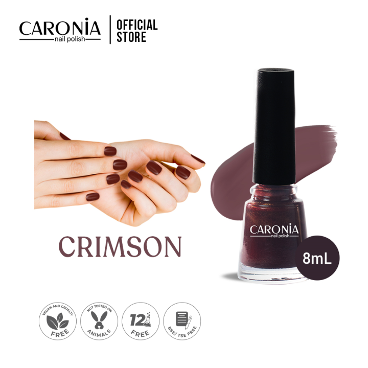 Caronia Nail Polish Crimson 8ml | Lazada PH