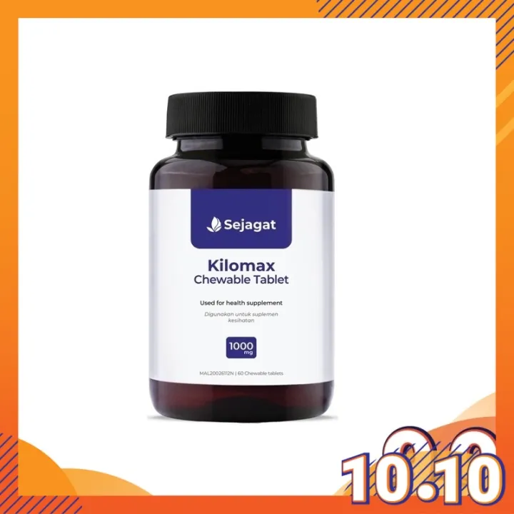 ORIGINAL Kilo Up Max Plus (60 Tablets) Weight Gain Vitamin Ubat Gemuk ...