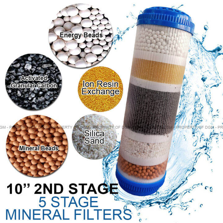 High Grade 10 Inches Ceramic 5 Stages Mineral Stone Water Filter ...