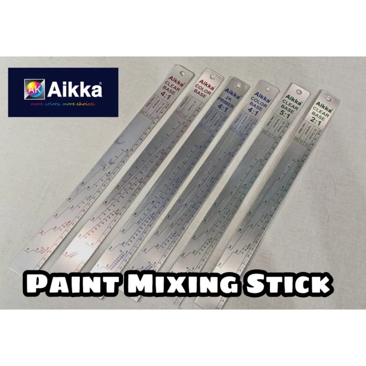 AIKKA Paint Mixing Ruler/ Car Paint Measuring Scale Mixing Ruler ...
