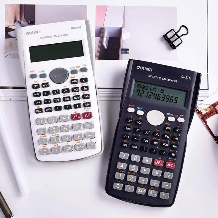 Deli D82tm Scientific Calculator Junior High School and Elementary ...
