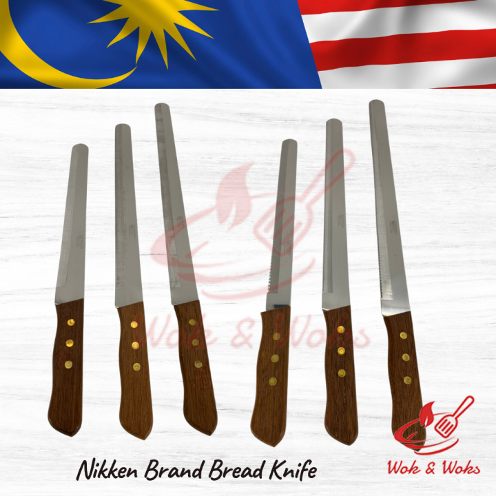 Original Nikken Brand Bread Knife / Pisau Roti Asli Jenama Nikken | Lazada