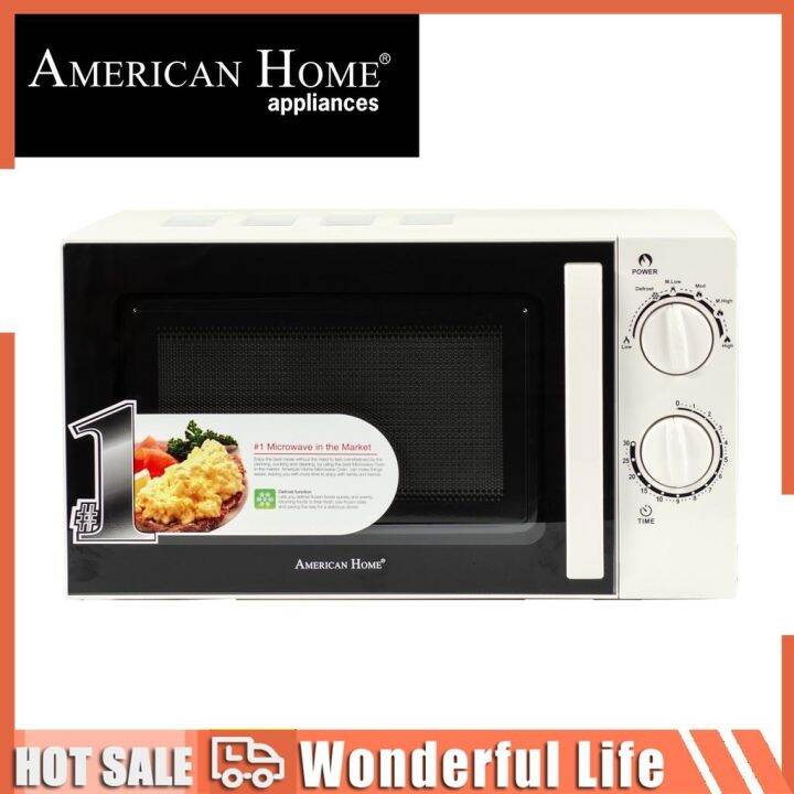 American Home AMW-20MCW Microwave Oven 20L Mechanical Control Color ...