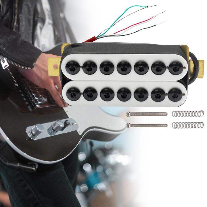 Baoblaze Electric Guitar Pickup Double Coil 4P Prewired for 7 Strings ...