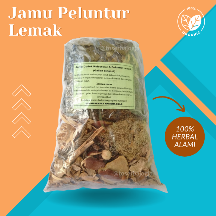Jamu Godok Galian Singset Peluntur Lemak dan Kolesterol / Jamu herbal ...