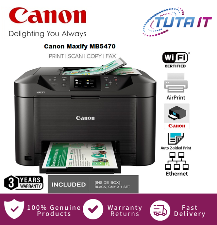 Canon Maxify MB5470 All in One - Print/Scan/Copy/Fax/Duplex Business ...