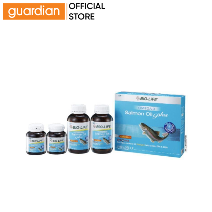 Bio-LiFE Omega-3 Salmon Oil 100s + 30s x2 | Lazada