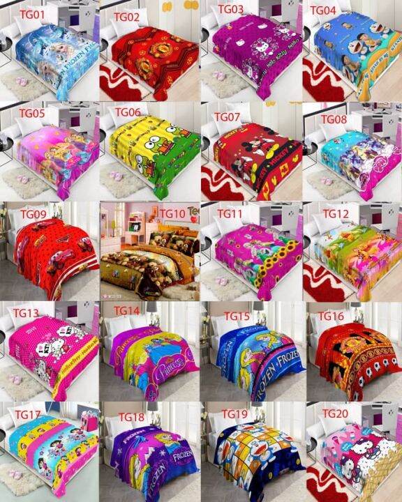 Selimut Karakter Ukuran 120 x 170cm | Lazada Indonesia
