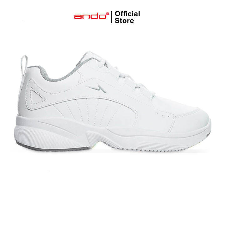 Ando Official Sepatu Sneakers Missy Wanita Dewasa - Putih/Abu Abu ...