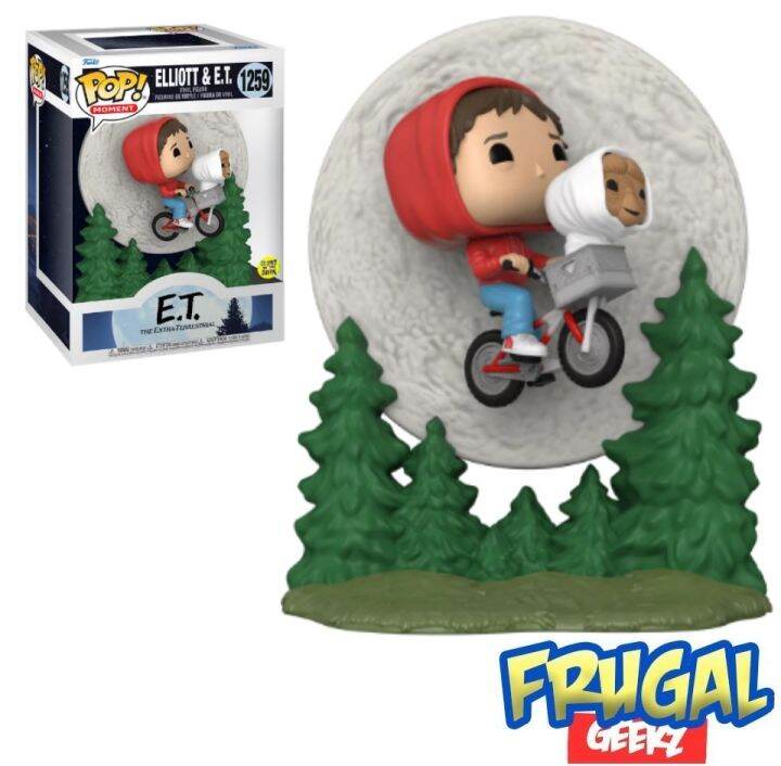 Funko Pop! Moment: E.T. The Extra-Terrestrial - Elliott & E.T. Flying ...