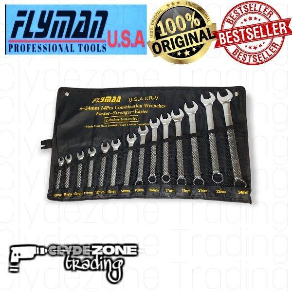 FLYMAN ORIGINAL 14 Pcs. Combination Wrench CZT | Lazada PH