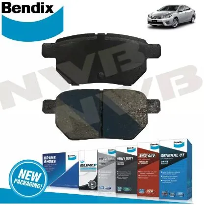 Bendix Brake Pads Rear Set GCT for Toyota Corolla Altis 2008-2019 (DB1786) | Lazada PH