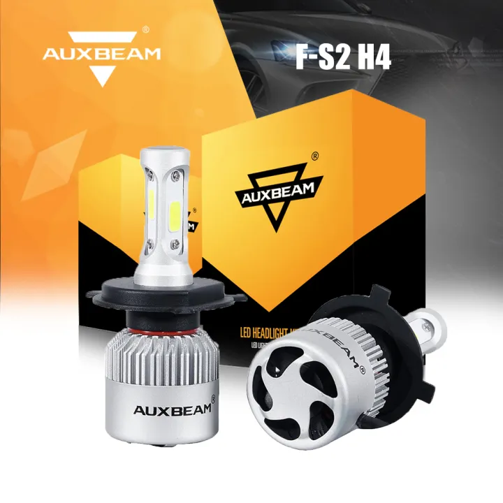 AUXBEAM H4 9003 HB2 72W LED Headlight Bulbs 6500K Hi-Lo Beam Conversion Kit | Lazada PH