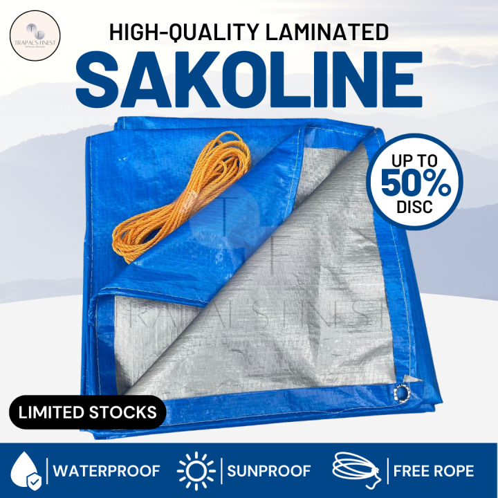 LAMINATED SAKOLINE!! 8x12ft Mas Pinakapal na Sako, Sakoline, Sakolin ...