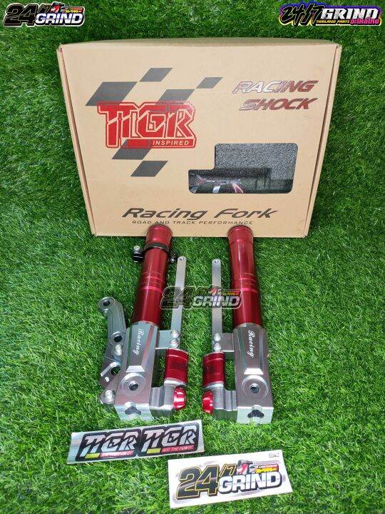 TTGR RACING FRONT SHOCK YAMAHA AEROX V1 / AEROX V2 (OUTTER TUBE) WITH ...