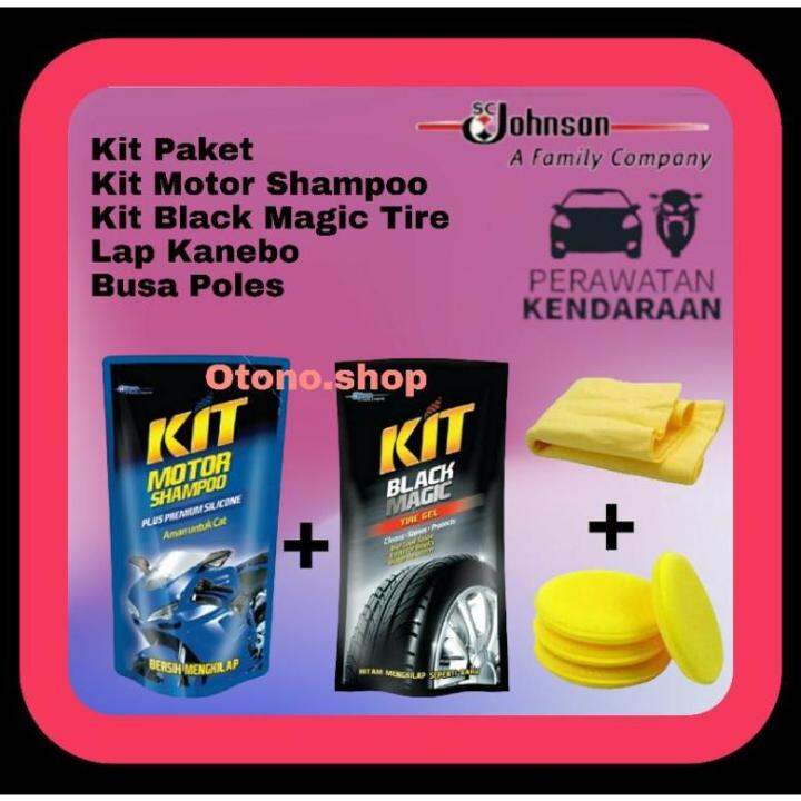 Kit Motor Shampoo, Kit Paket,Kit Motor Shampoo,Kit Black Magic Tire ...